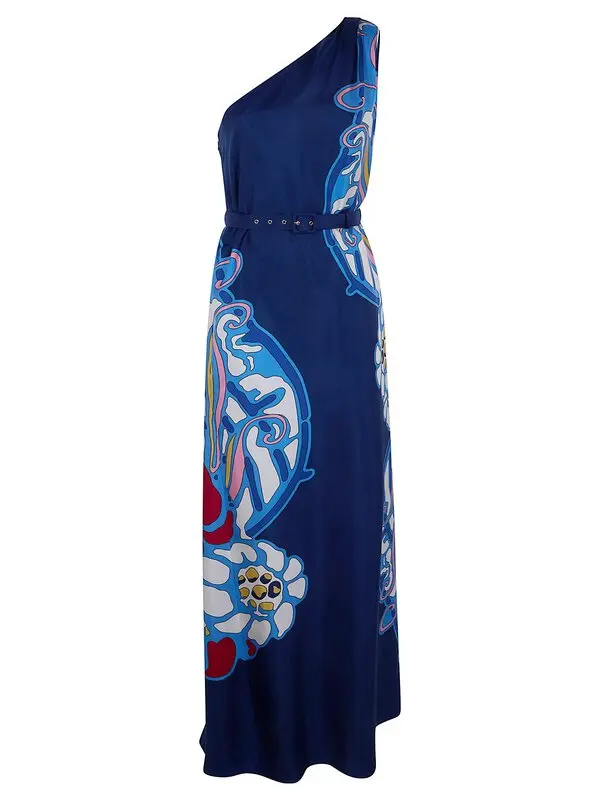 La DoubleJ Roy Silk Dress - Blue