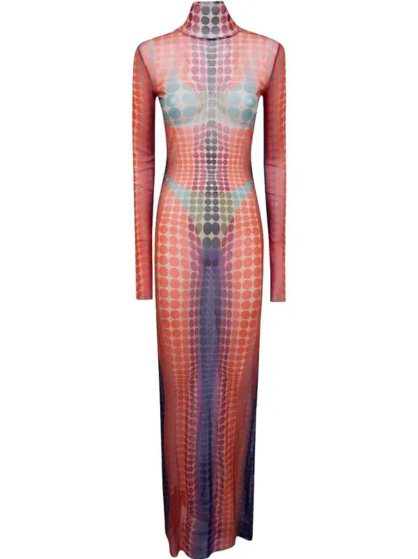 Jean Paul Gaultier Re-edition: Long Dress - Pink