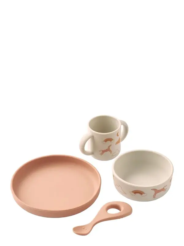 LIEWOOD Vivi Printed Tableware Set - White