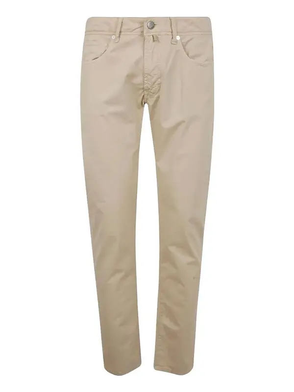 INCOTEX BLUE DIVISION 5 Pockets Denim Stretch - Beige