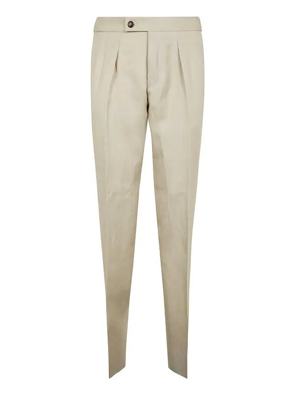 Incotex Tapered Fit Trousers - Beige