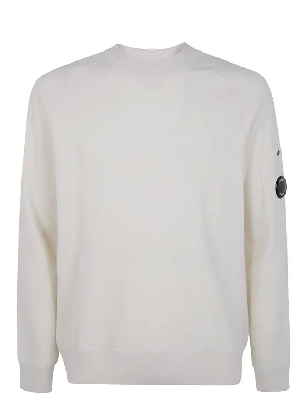 C.P. COMPANY Crew Neck Knitwear - White