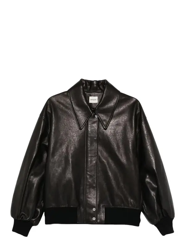Khaite Leather Jacket - Black