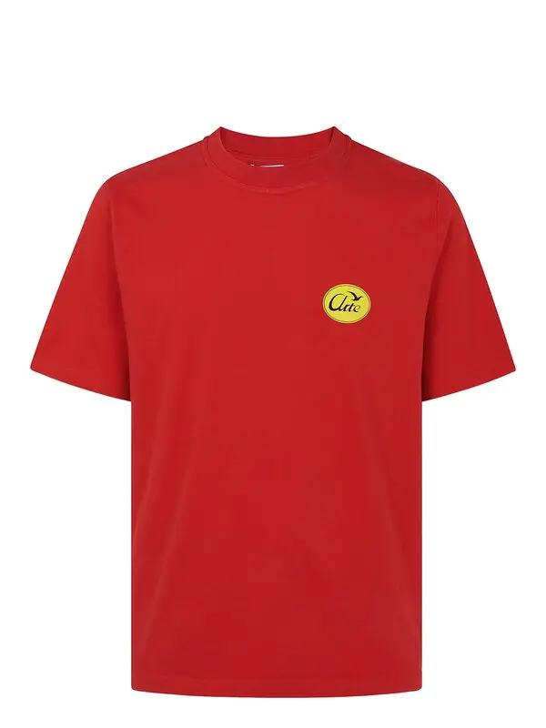 ARTE ANTWERP Small Circled Bird Logo T-shirt - Red