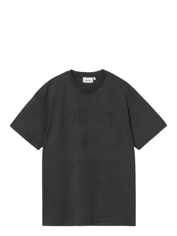 Carhartt Work In Progress Ss "faded Pond" Corps T-shirt Organic Cotton Single Jerse - Black