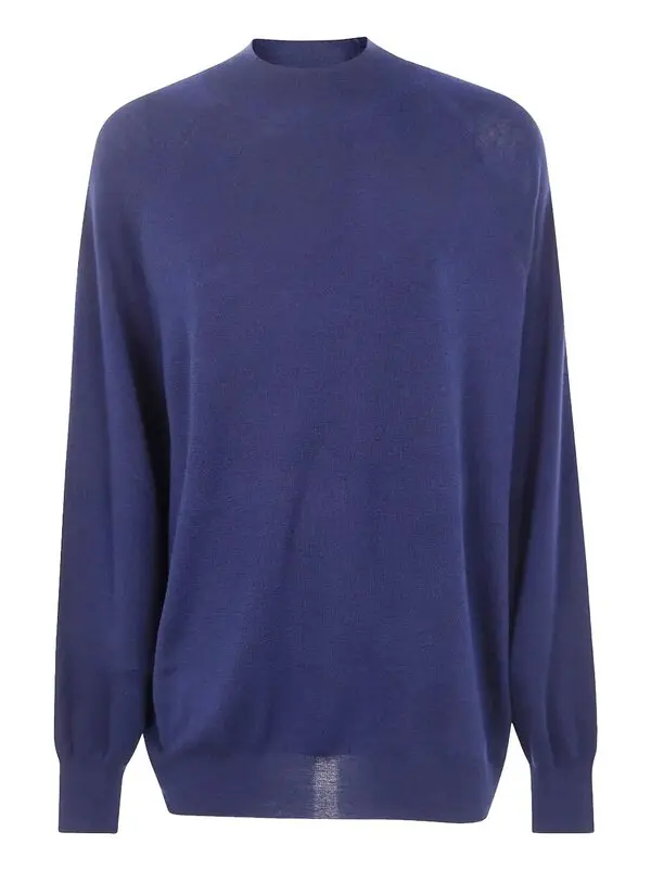 Aspesi Mod.3975 Long Sleeve Knit - Blue