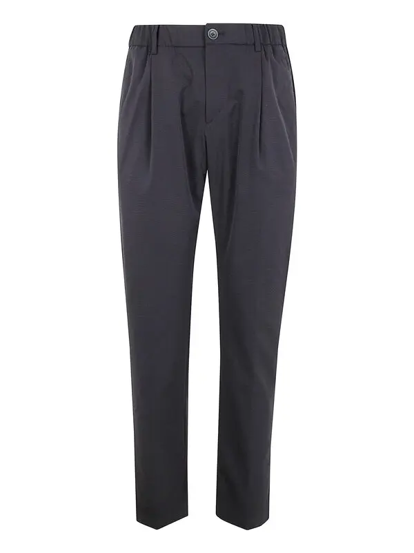 Herno Flat Front Trousers - Blue