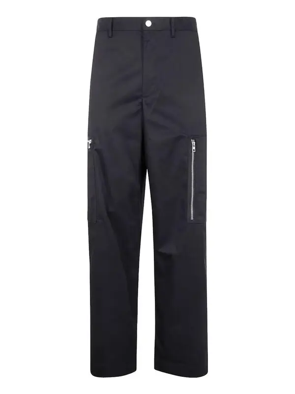 Michael Kors Ctn Tech Zip Cargo Pant - Black