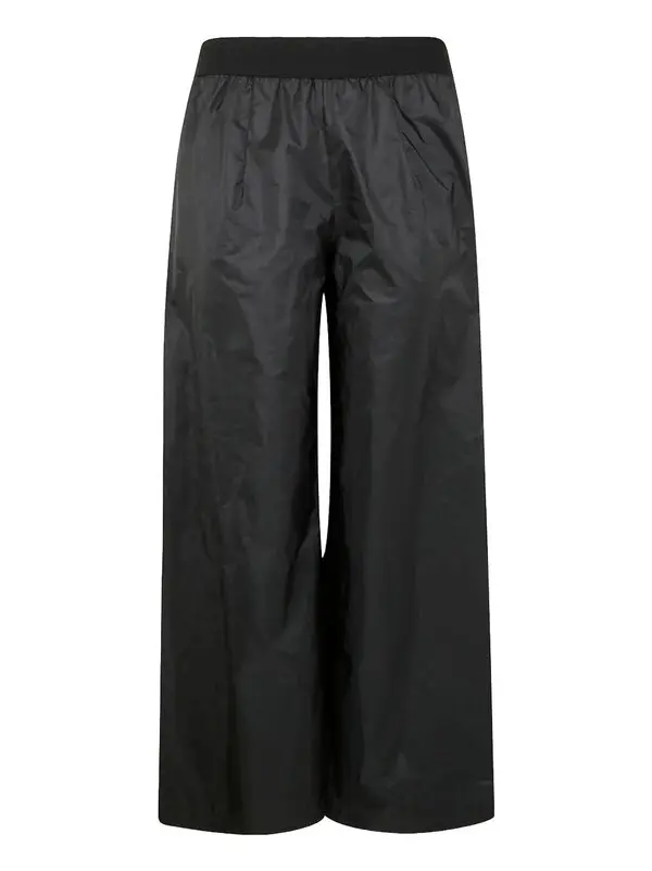 MARIA CALDERARA Wide Leg Trousers - Black