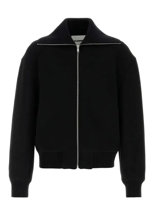 JIL SANDER Bomber Jacket - Black