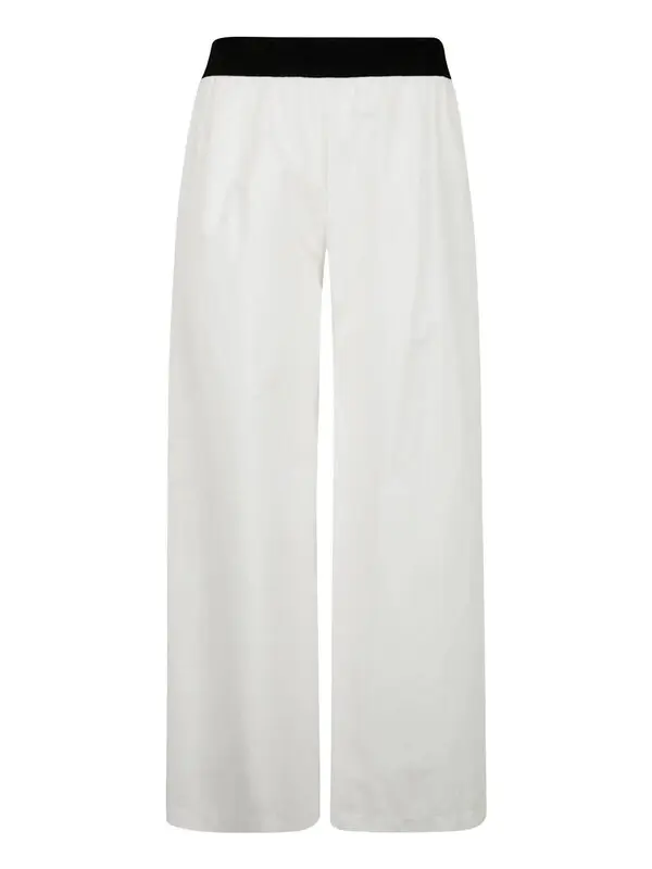 MARIA CALDERARA Tailored Trousers - White