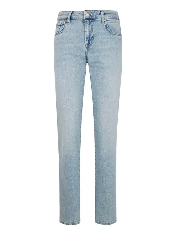 Seven For All Mankind Calie Straight Frozen Jeans - Blue