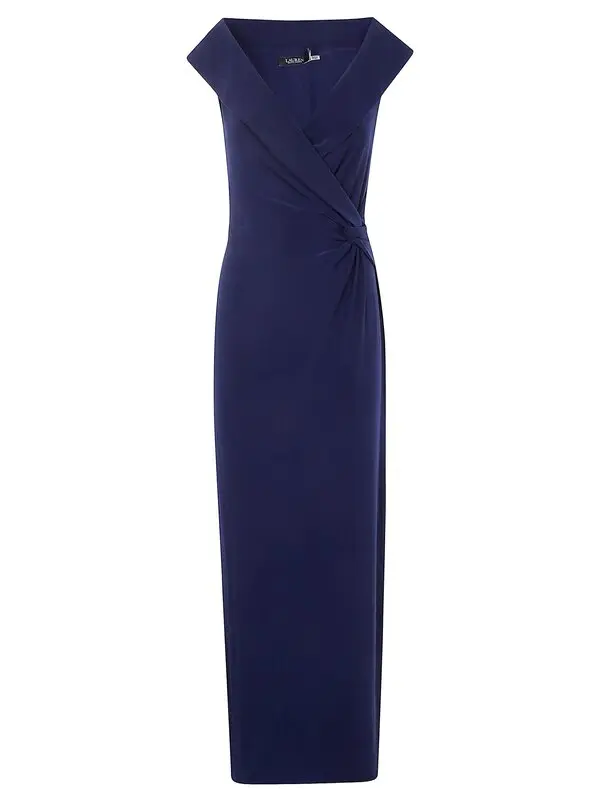 Ralph Lauren Leonidas Sleeveless Gown - Blue