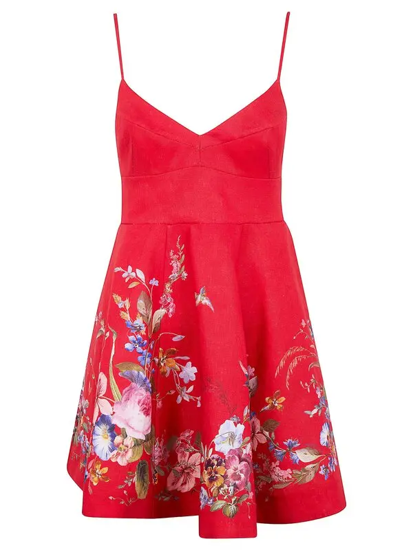 Zimmermann Patience Mini Dress - Red