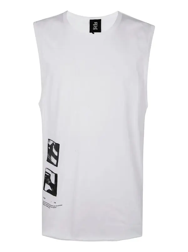 THOM KROM Sleeveless T-shirt - White