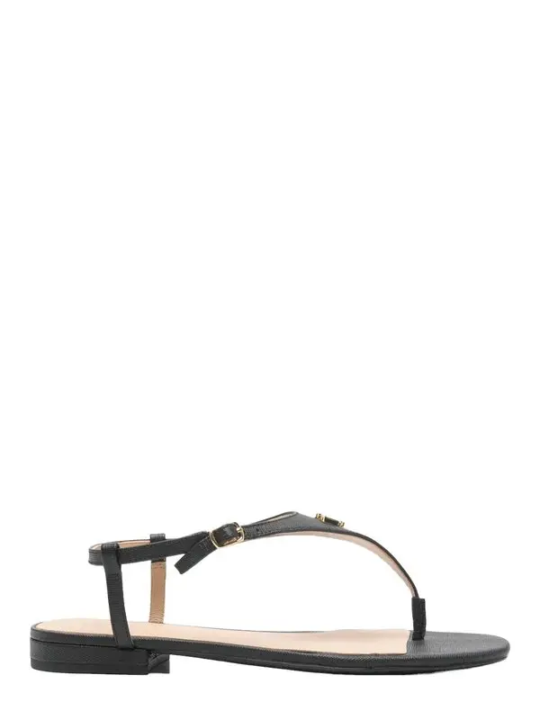 Ralph Lauren Everley 2" Flat Sandals - Black