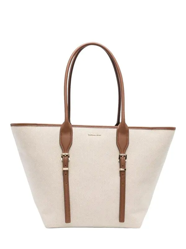 Michael Kors Large Buckle Tote Bag - Brown