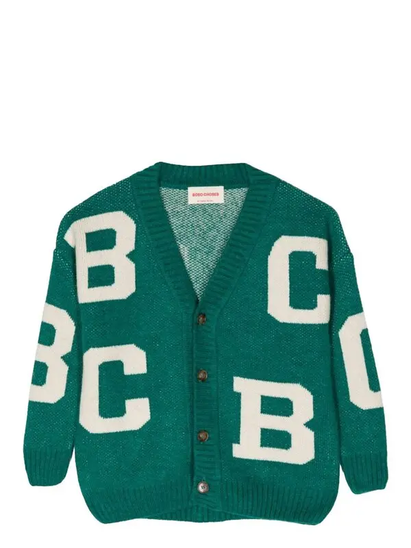 BOBO CHOSES B.c All Over Jacquard Cardigan - Green