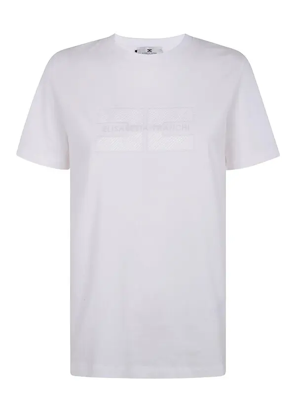 Elisabetta Franchi Classic T-shirt - White