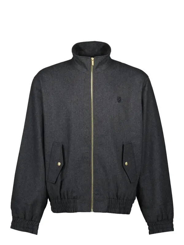 Drole De Monsieur La Trackjacket Flanelle Jacket - Gray