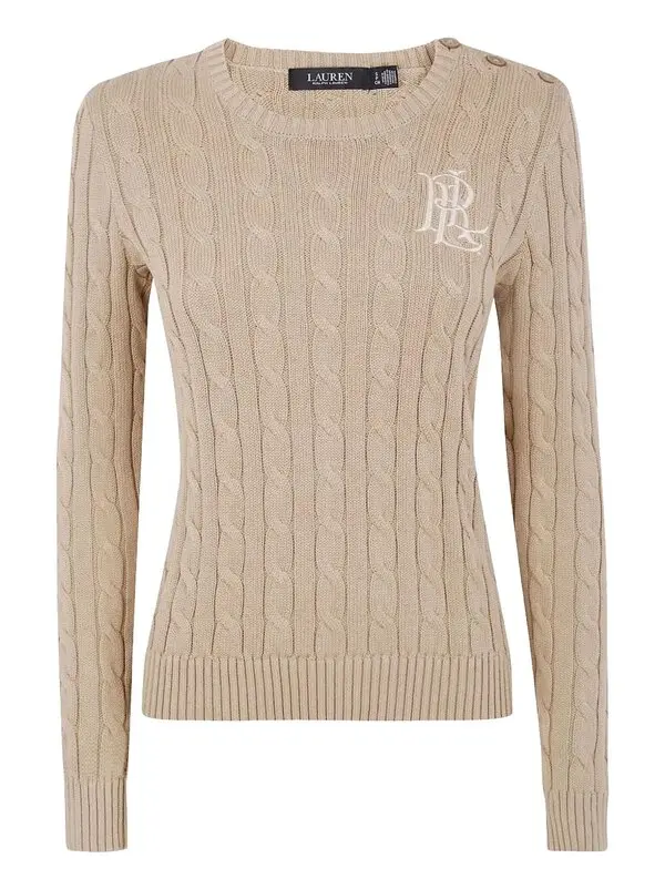 Ralph Lauren Montiva Long Sleeve Pullover - Beige