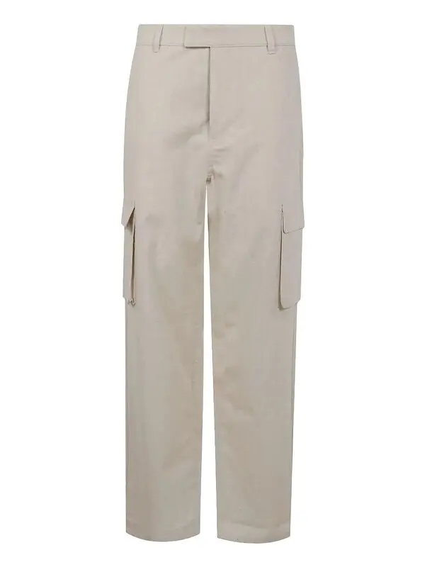 DAILY PAPER Linen Cargo Pants - Beige