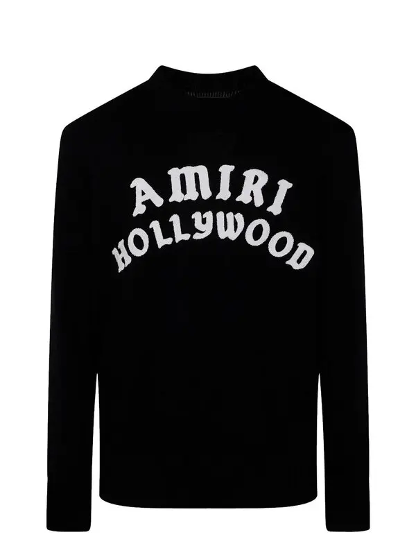 Amiri Hollywood Crewneck Sweatshirt - Black