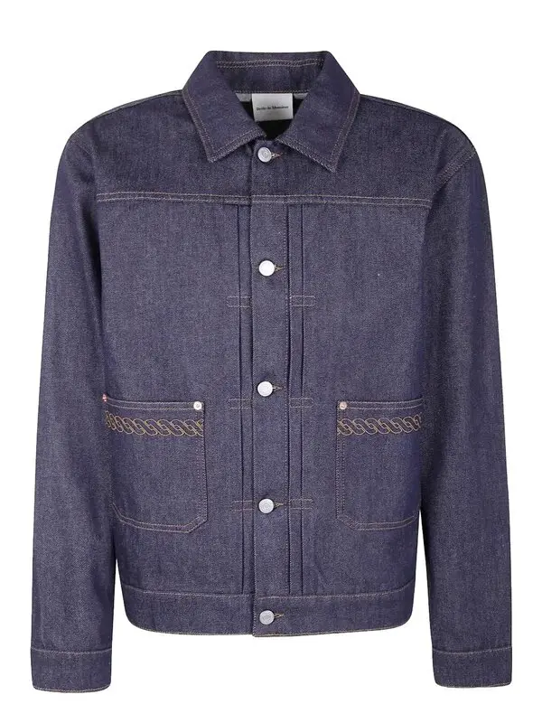 Drole De Monsieur La Veste Denim Brut Jacket - Gray