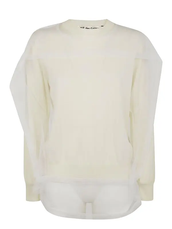 Comme Des Garçons Blouse - White