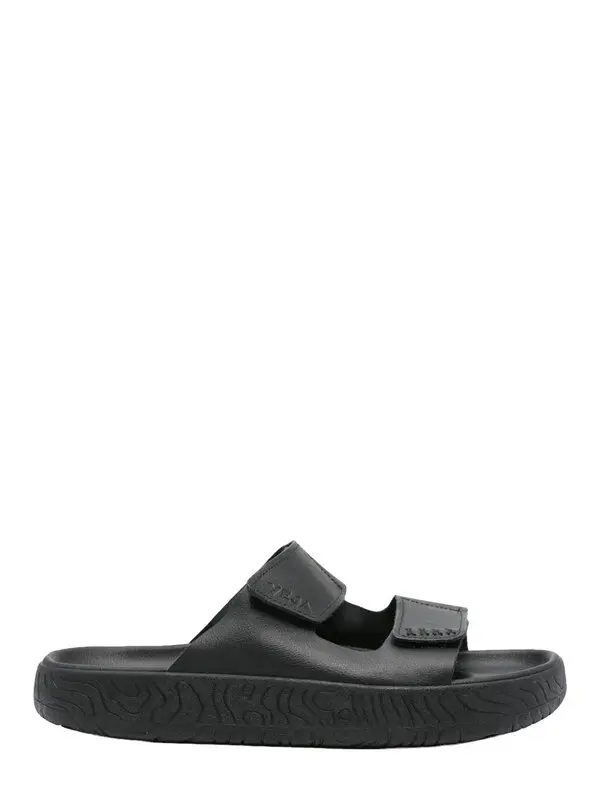 VEJA Etna O.t. Leather Full Slippers - Black