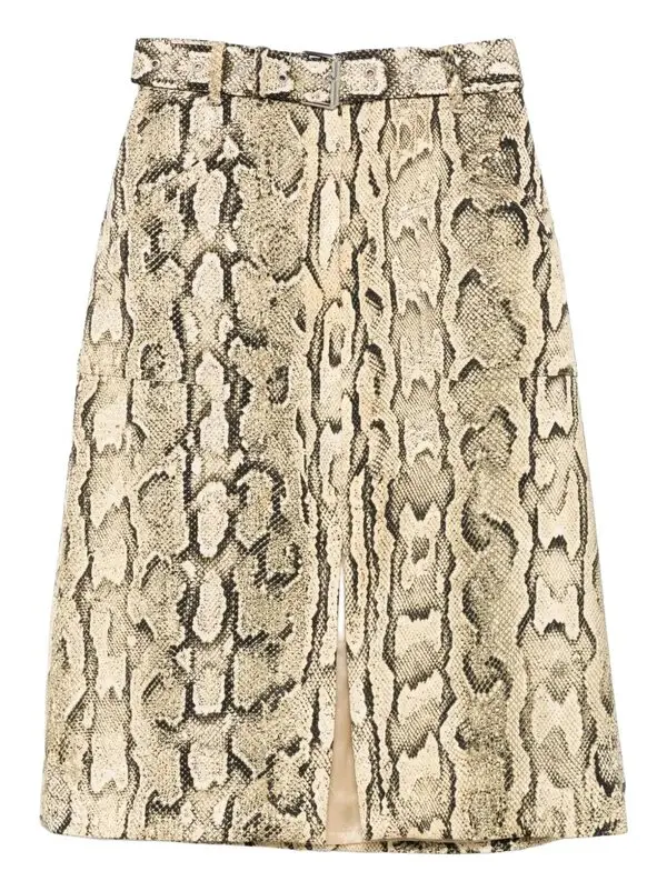 Dries Van Noten Sheraz 1417 W.w. Skirt - Beige