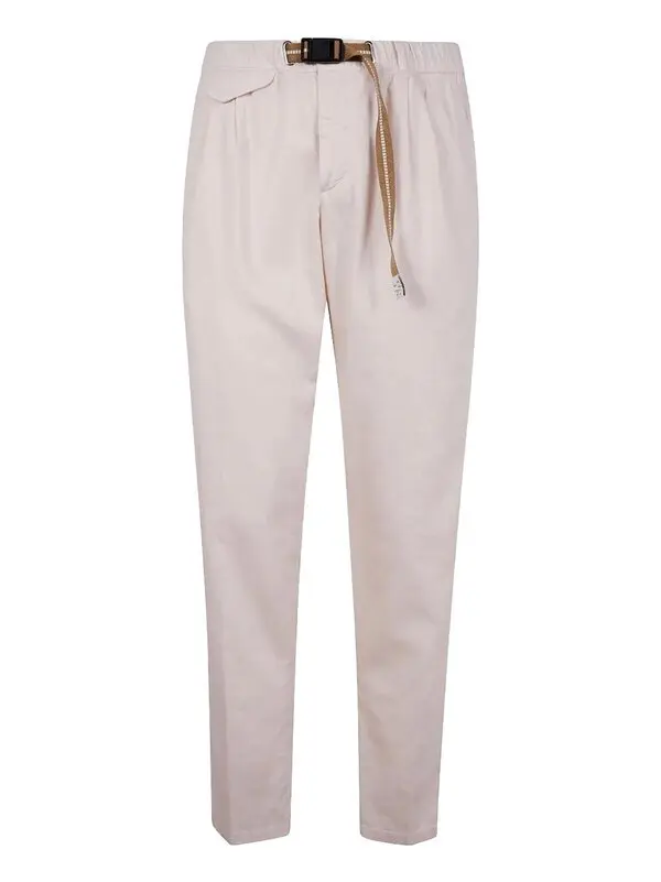 WHITE SAND Long Trousers - White