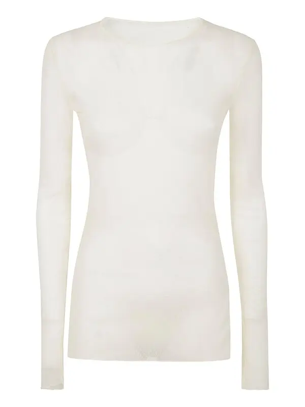 UMA WANG Tata Light Top - White