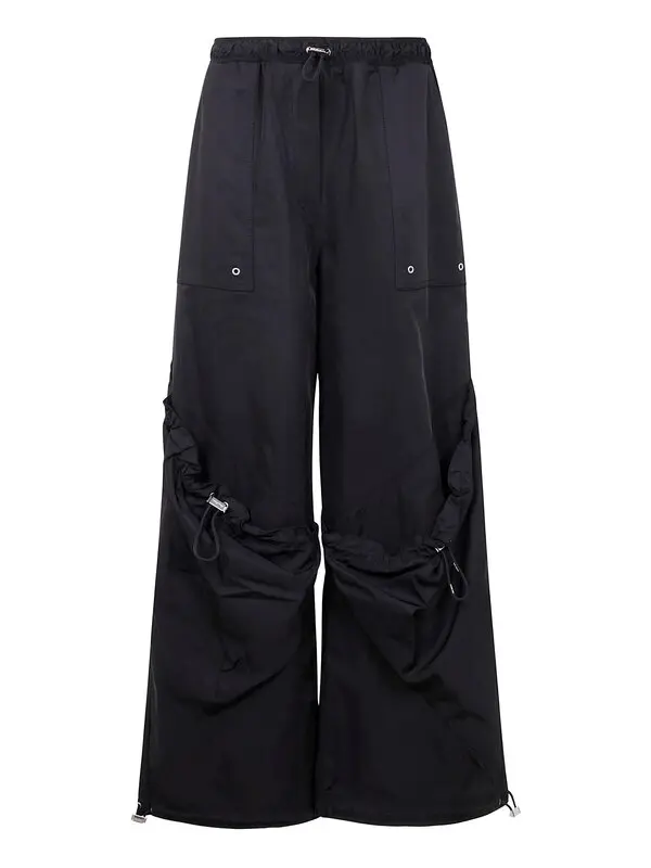 Attico Nylon Long Pant - Black