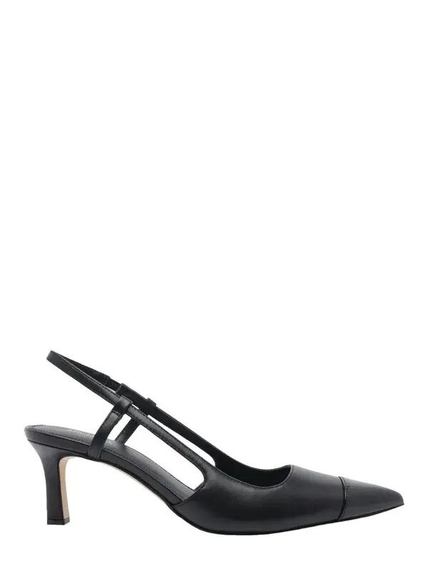 Michael Kors Alora Toe Cap Sling Pump - Black