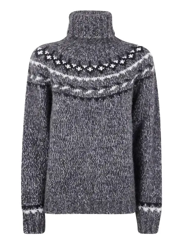 P.a.r.o.s.h Moline` Turtleneck Sweater - Gray
