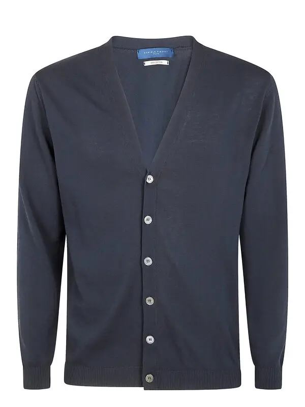 DANIELE FIESOLI Button Detailed Cardigan - Blue