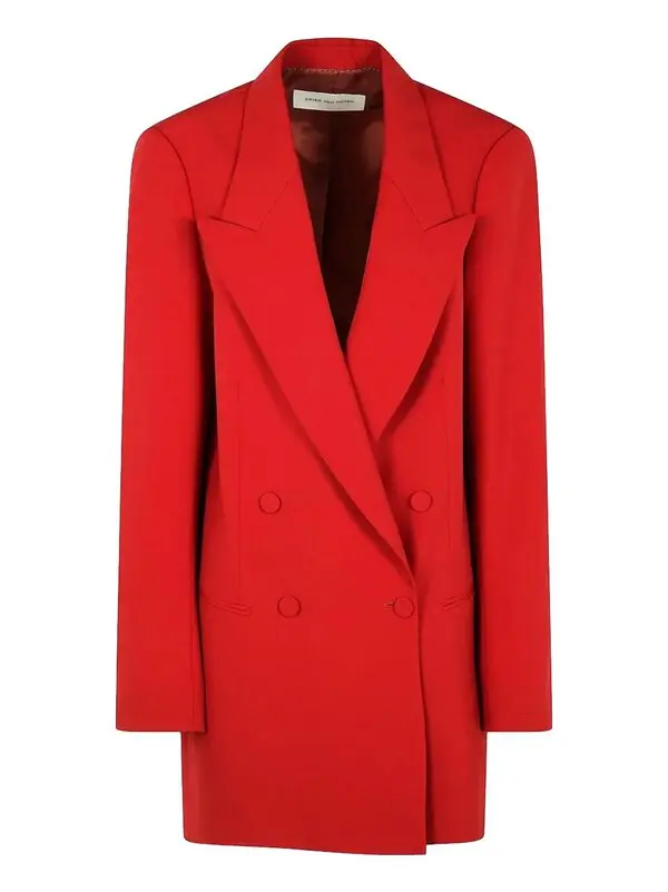 Dries Van Noten Blink Blazer Jacket - Red