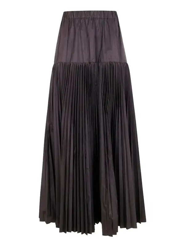P.a.r.o.s.h Pleated Skirt - Brown