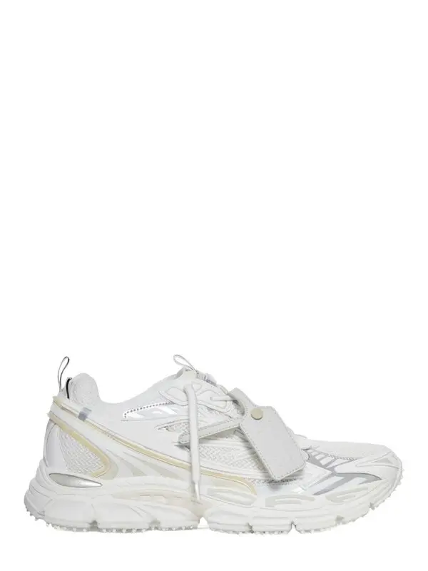 Off White Ow M-be Right Back Mesh Sneakers - White
