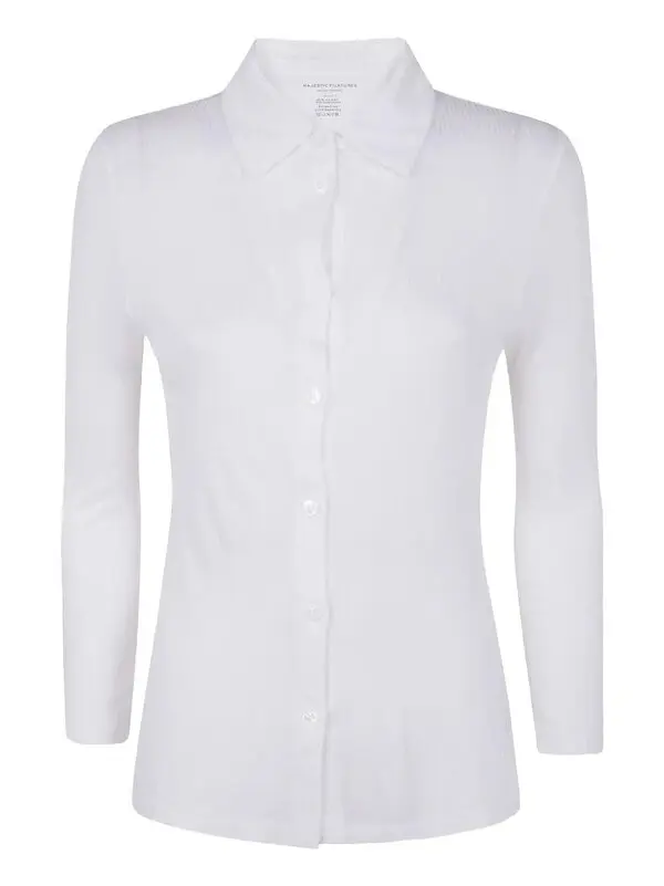 Majestic International Poches Jacket - White
