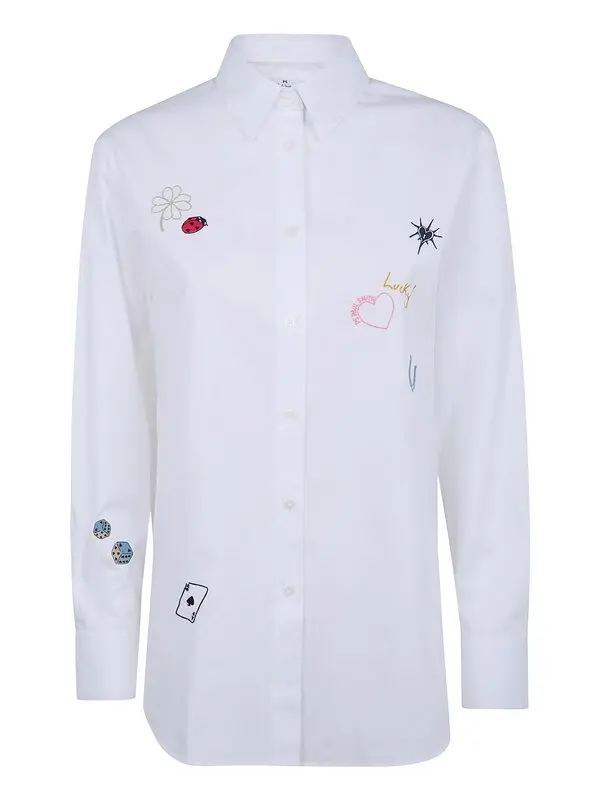 Paul Smith Embroidered Shirt - White