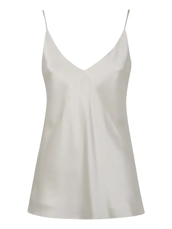 Max Mara Quassia Silk Camisole - White