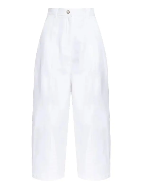 Max Mara Mina Balloon Trousers - White
