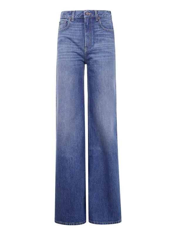 Chloé Boot Cut High-waisted Denim - Blue