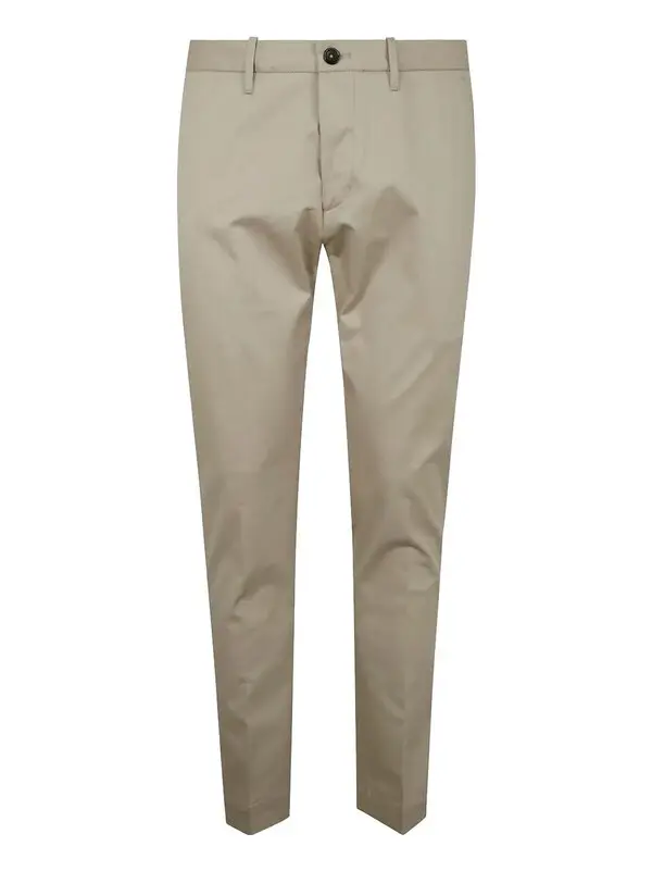 NINE:INTHE:MORNING Easy Chino Slim Trousers - Gray