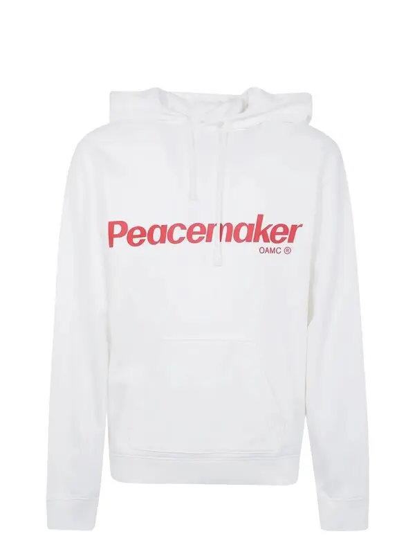 PEACEMAKER OAMC Loose Fit Hoodie - White