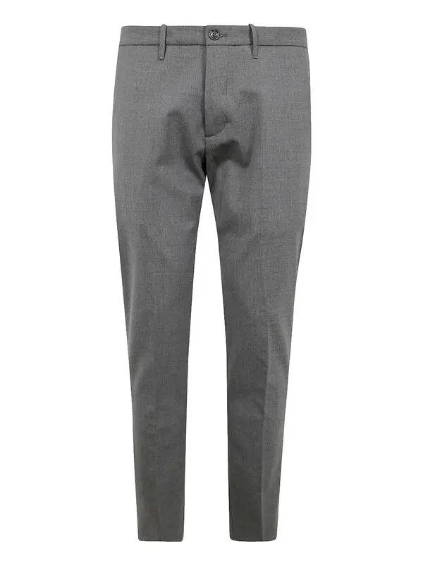 NINE:INTHE:MORNING Easy Chino Slim Trousers - Gray