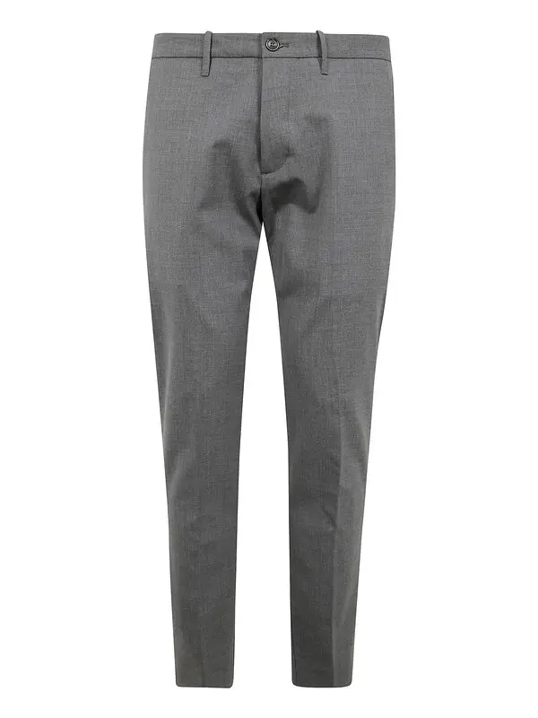 NINE:INTHE:MORNING Easy Chino Slim Trousers - Gray