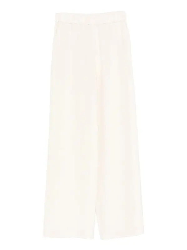 Max Mara Classic Trousers - White